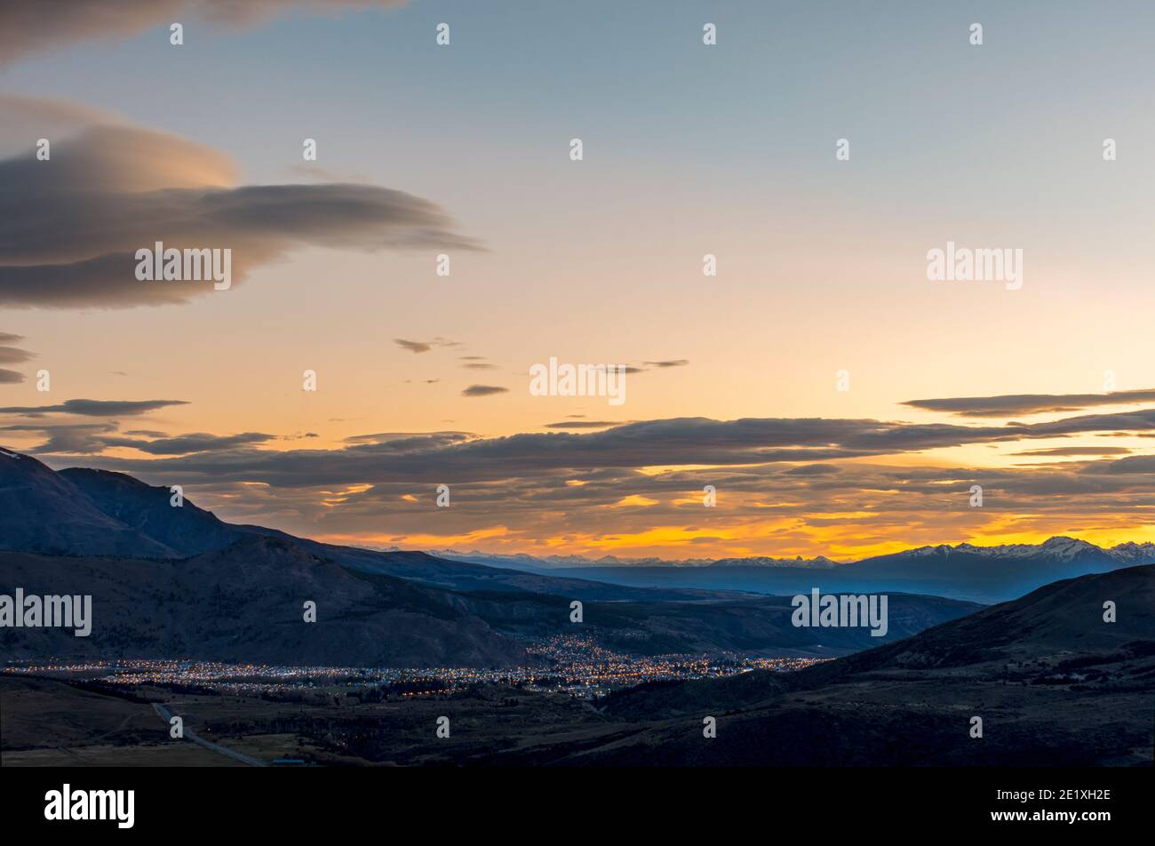 Panorama of esquel hi-res stock photography and images - Alamy