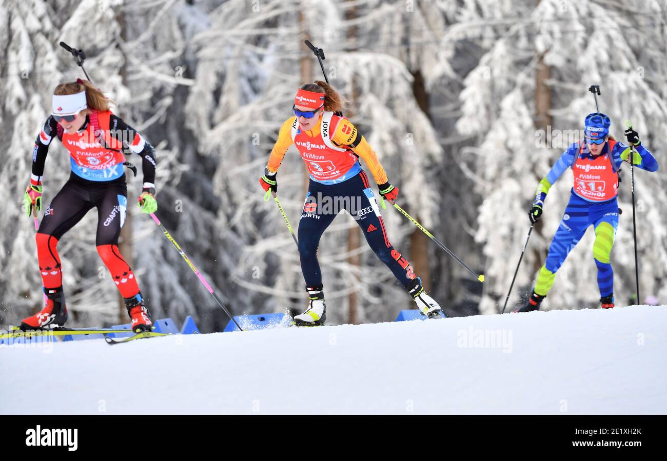 Oberhof, Germany. 10th Jan, 2021. Biathlon: World Cup, Mixed Individual ...
