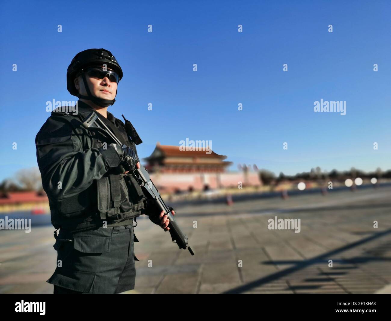 Chinese people's police day hi-res stock photography and images - Alamy