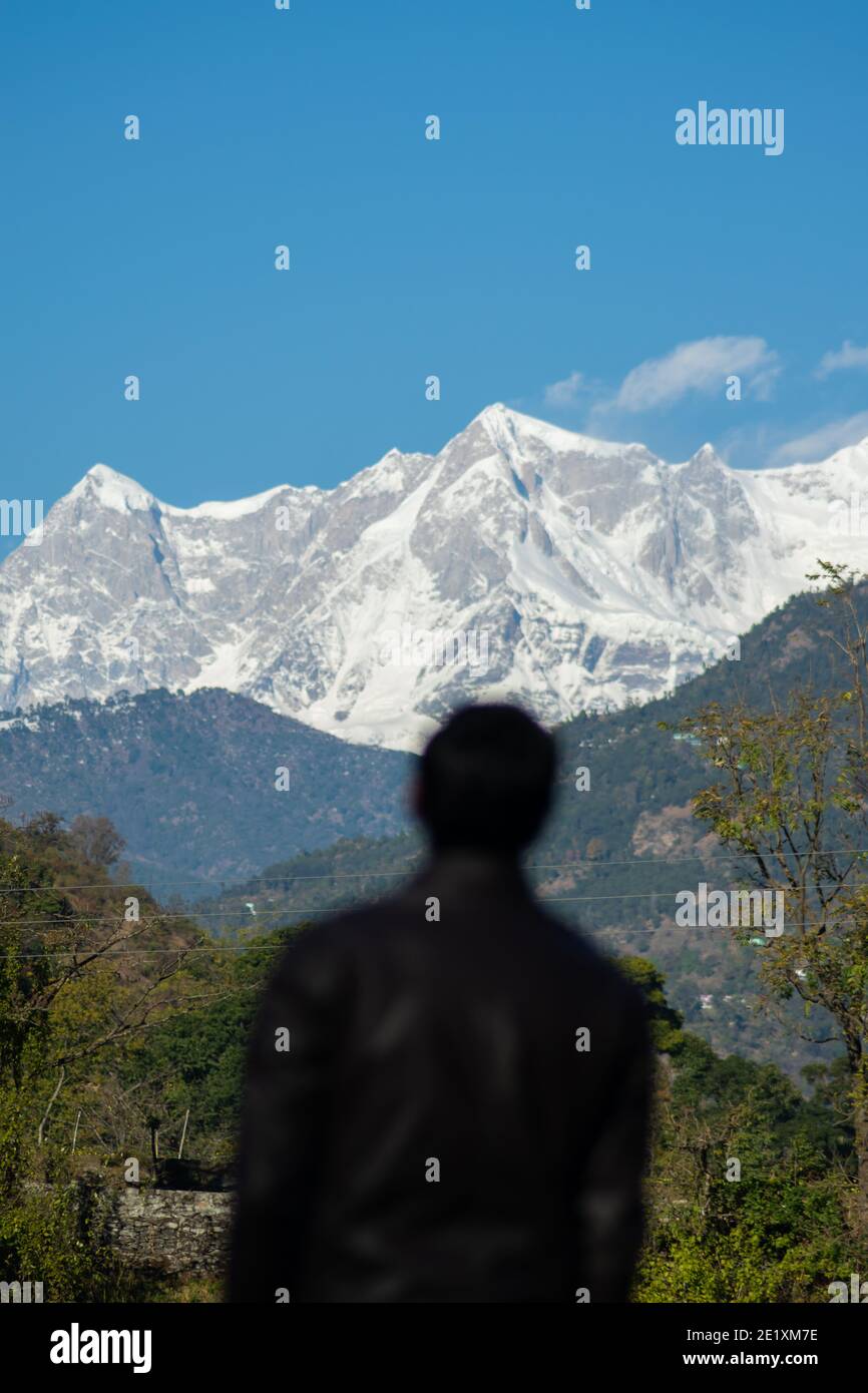 A little glimpse of the place chopta in uttarakhand with snow covered ...