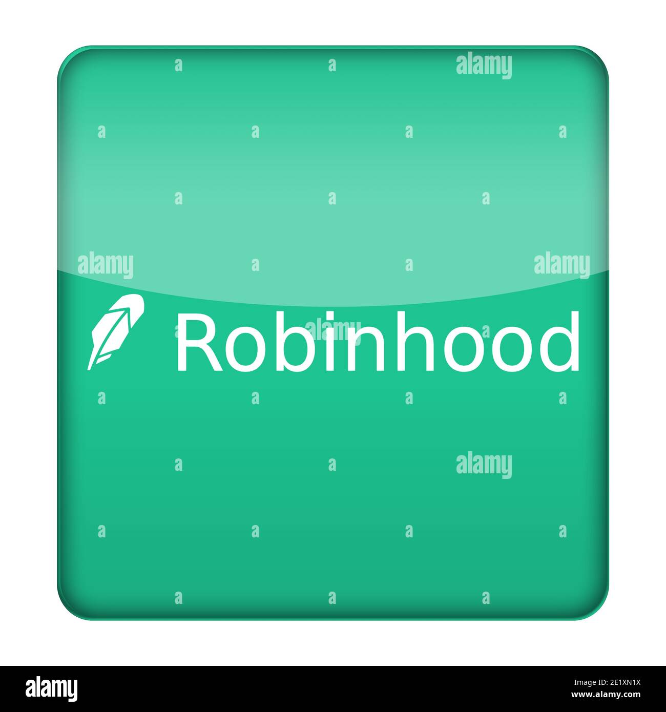 Robinhood logo icon Stock Photo - Alamy