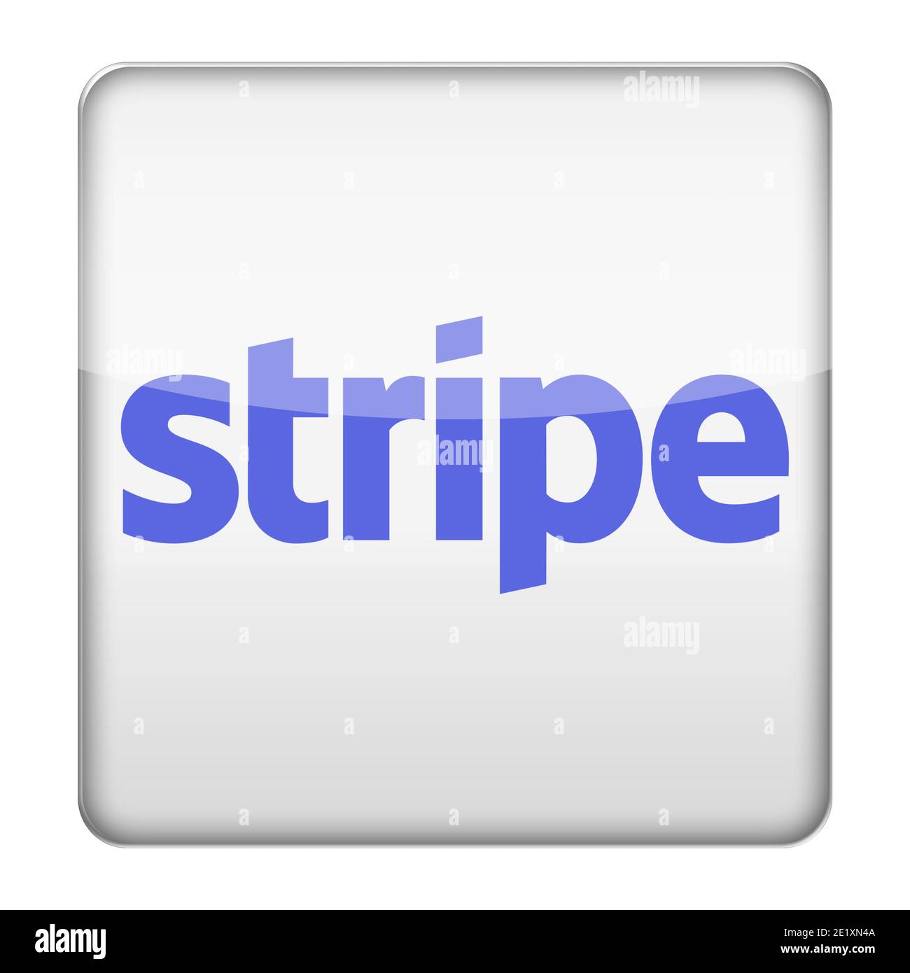 Stripe logo icon Stock Photo - Alamy