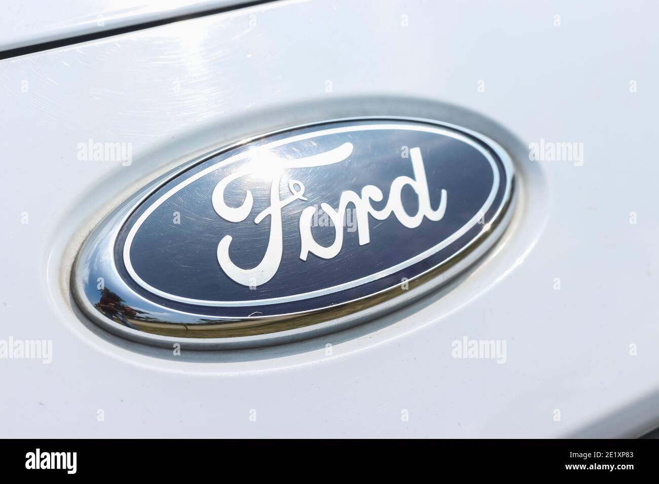 Coimbatore, Tamilnadu, India - ‎December‎ ‎26‎th ‎2020: Ford Logo Sign ...