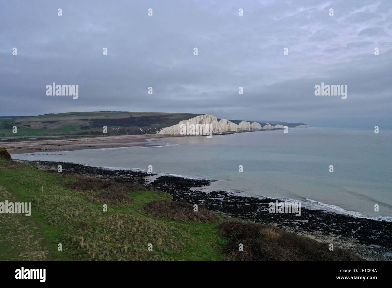 South coast UK Aerial views Stock Photo - Alamy