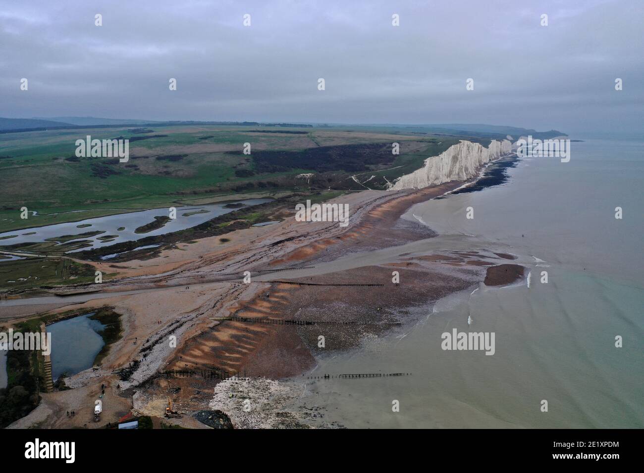 South coast UK Aerial views Stock Photo - Alamy
