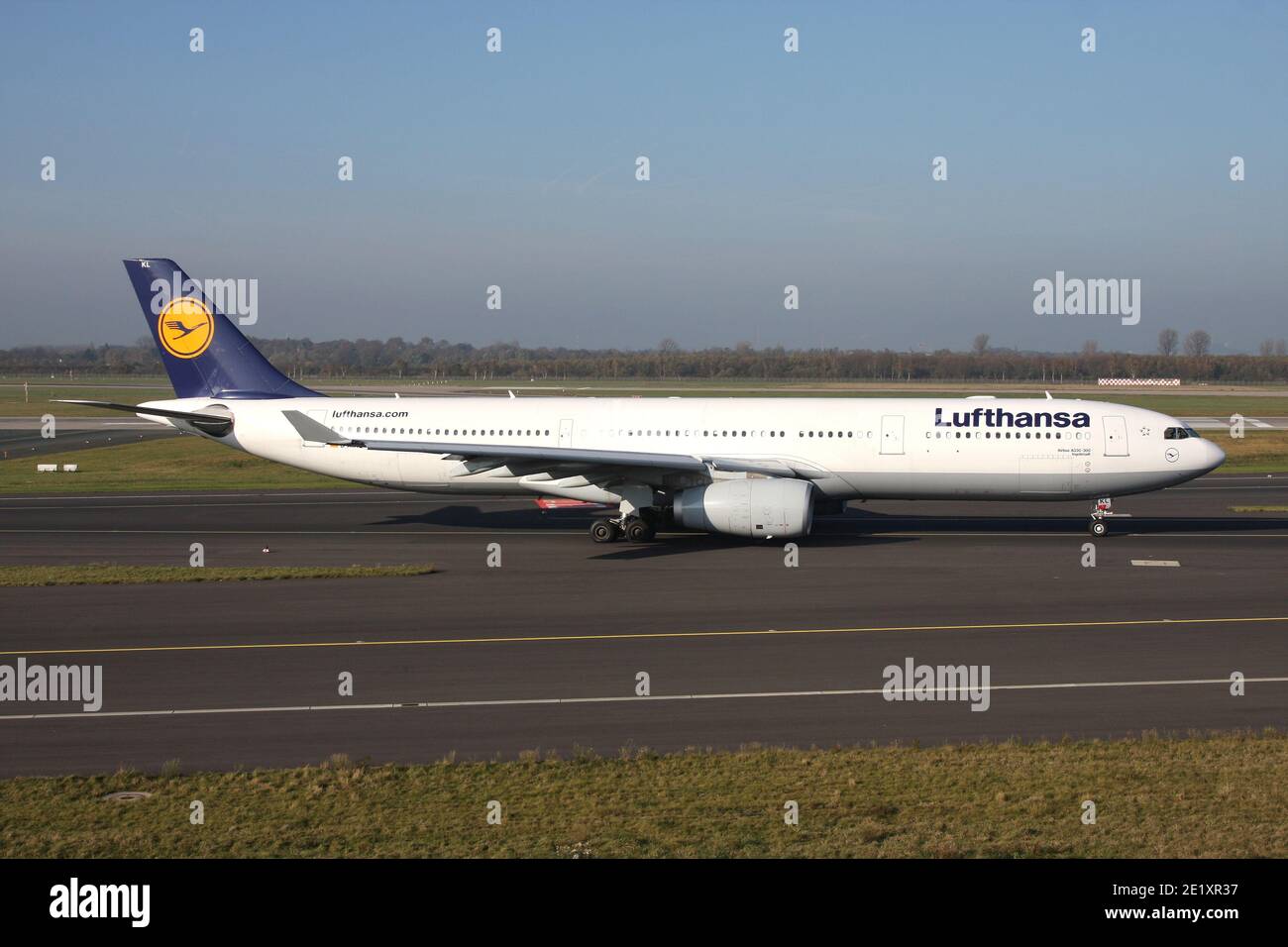 German Lufthansa Airbus A330-300 with registration D-AIKL on taxiway at ...