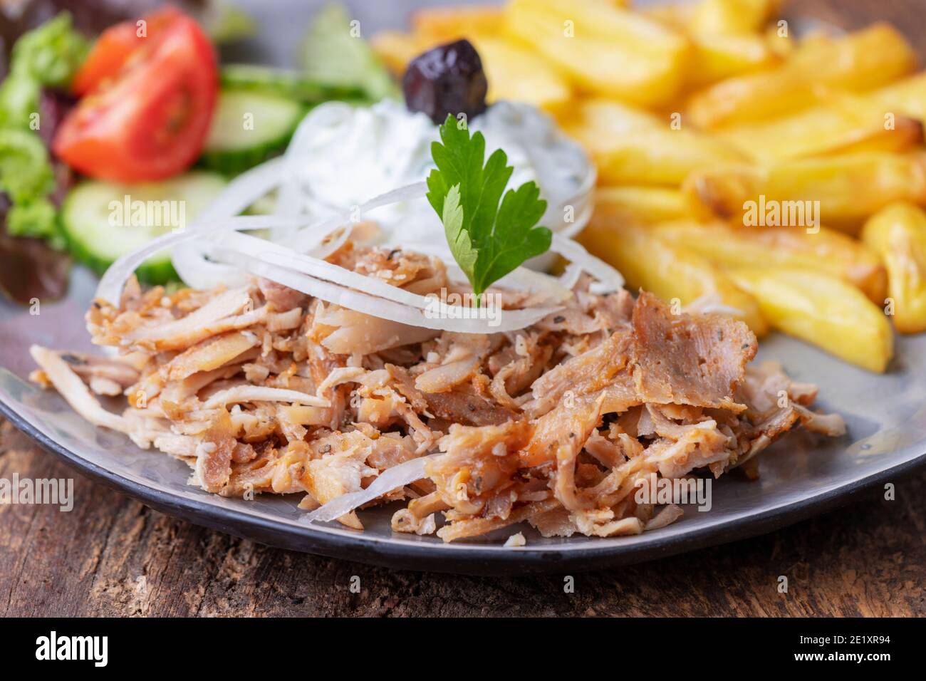 Griechisches gyros hi-res stock photography and images - Alamy