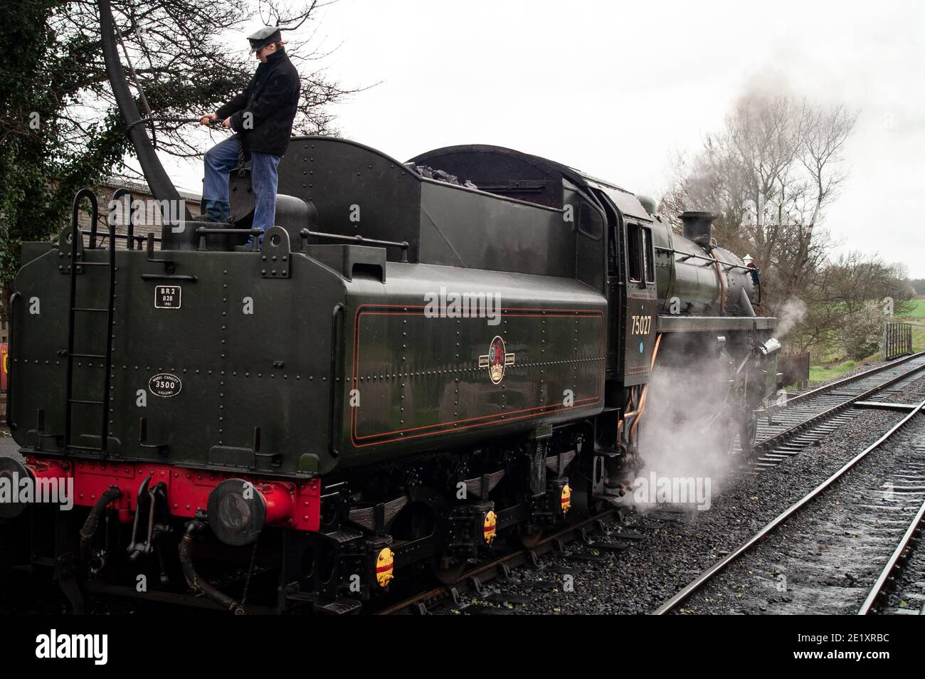 British Railways Standard Class 4 4-6-0 steam Locomotive No. 75027 ...