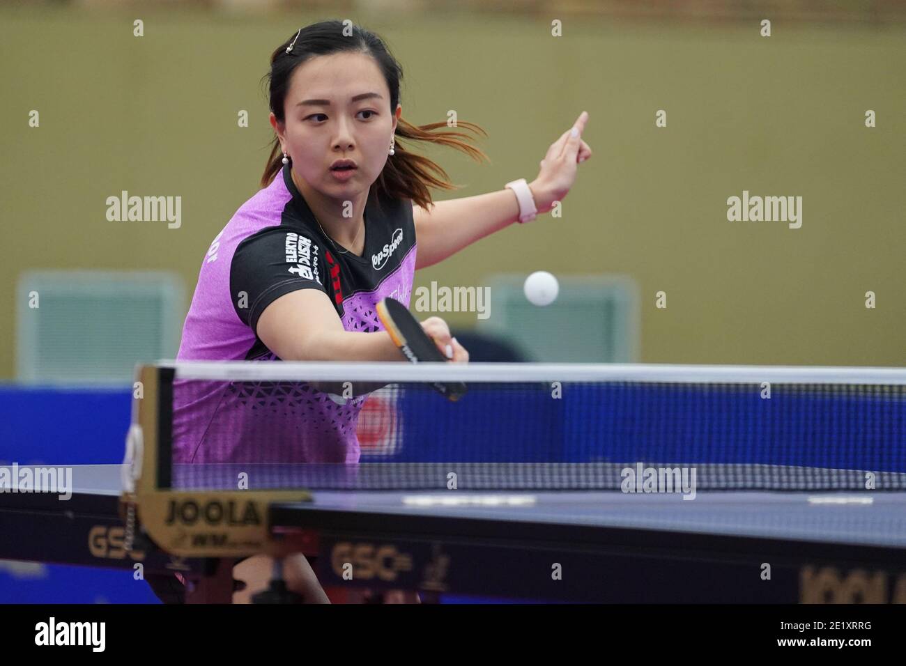 Berlin, Germany. 10th Jan, 2021. Yuan Wan from SV DJK Kolbermoor in ...
