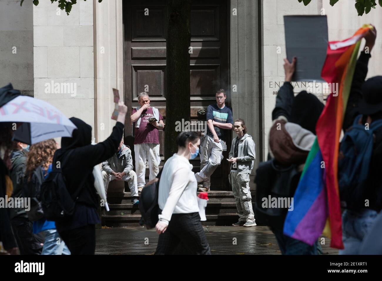 Trans rights protest manchester hi-res stock photography and images - Alamy