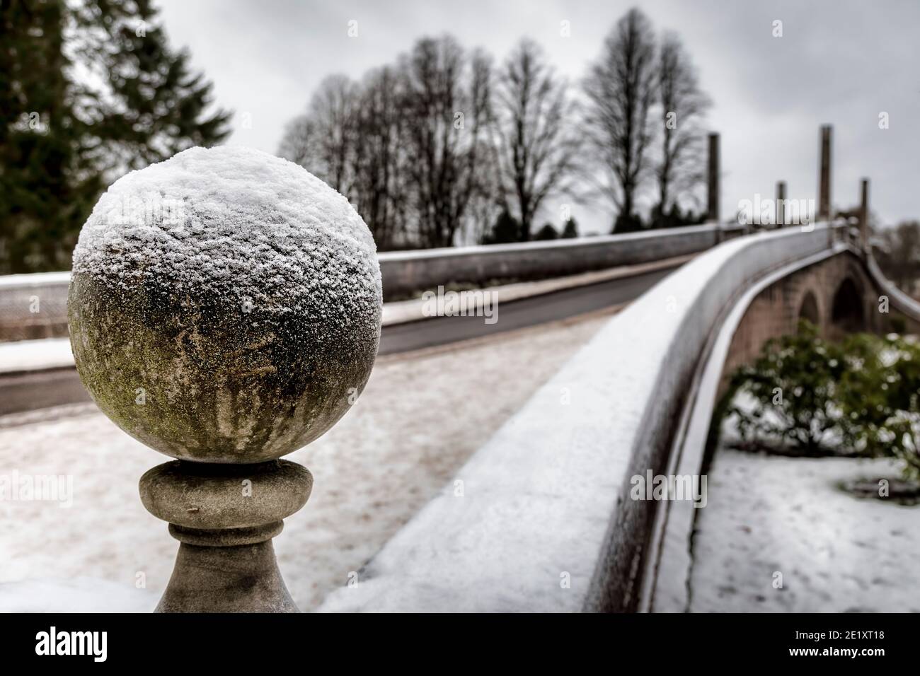 ancient bridge detail at Auchinleck estate Stock Photo - Alamy