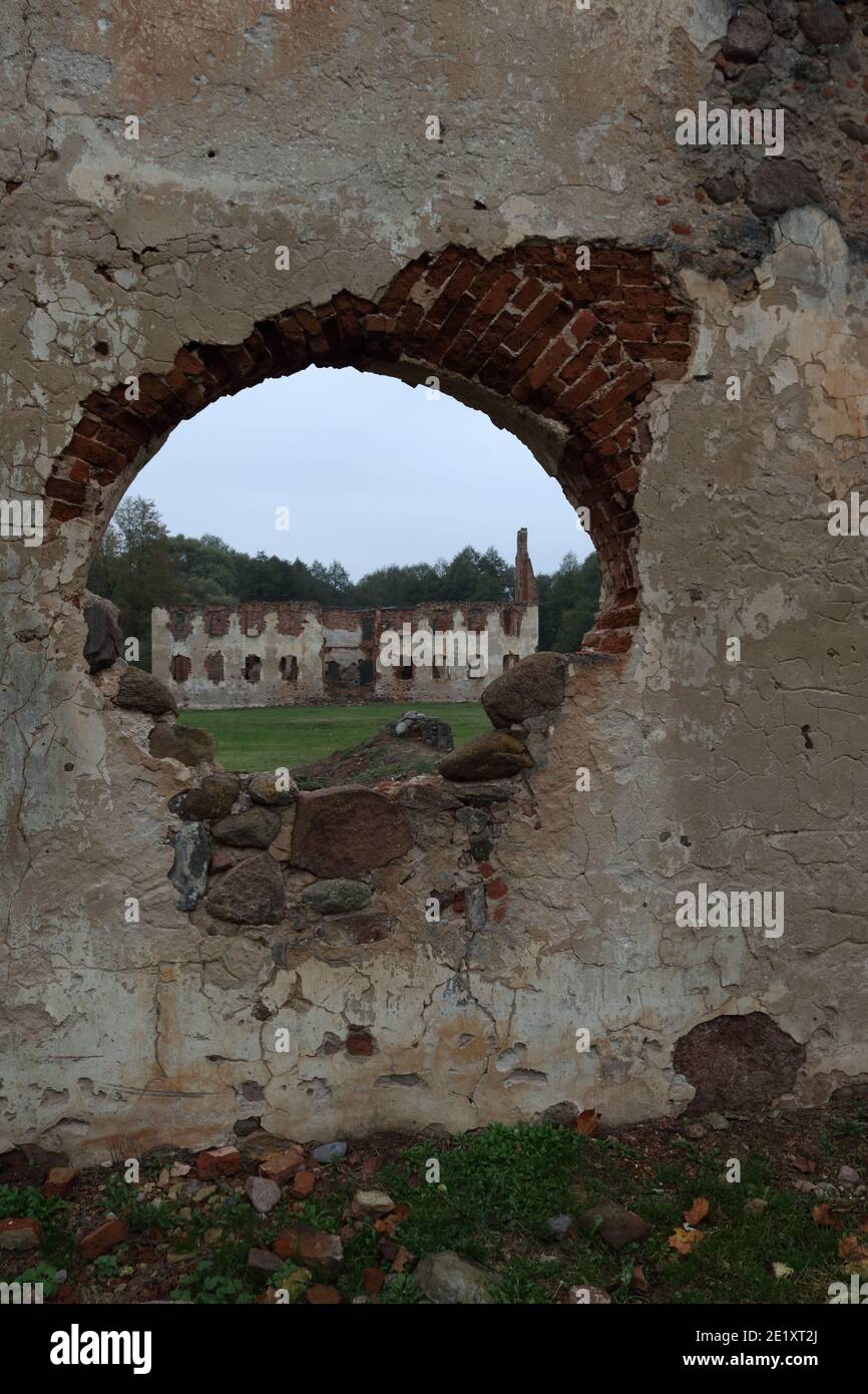 Old manor ruins Stock Photo - Alamy