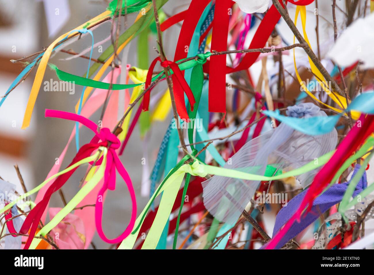 Prayer ribbon hi-res stock photography and images - Alamy