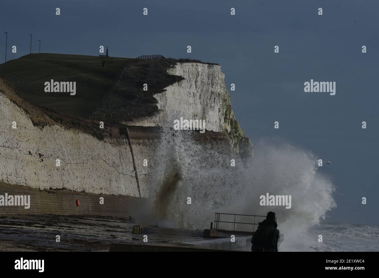 Saltdean under cliff walk hi-res stock photography and images - Alamy