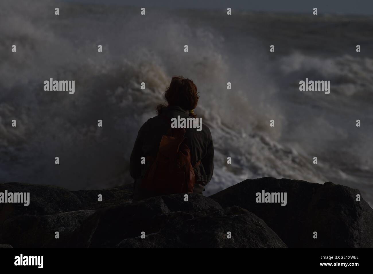 Saltdean under cliff walk hi-res stock photography and images - Alamy