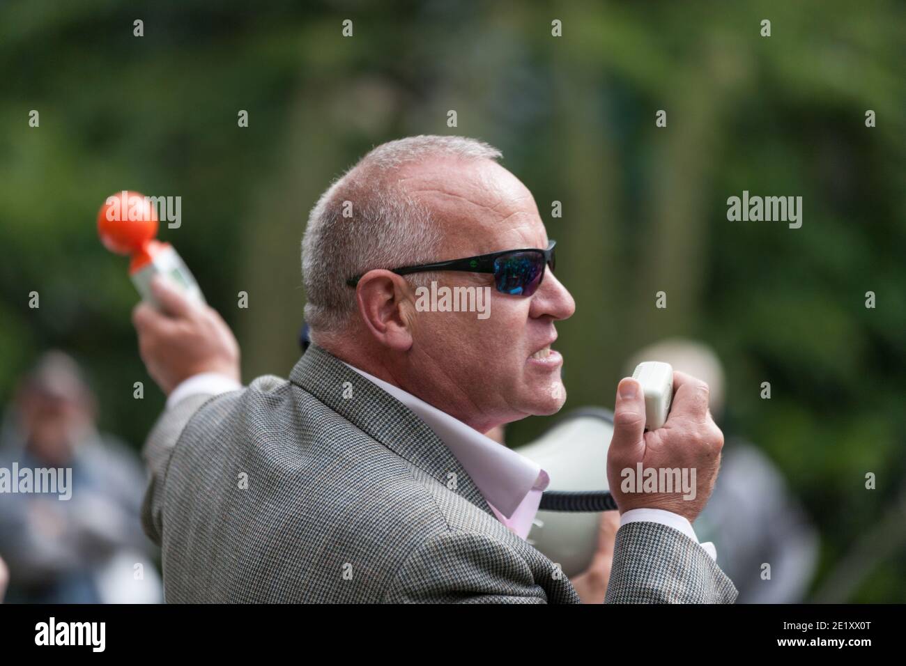 Sheffield, UK - September 1 2020: 'weapons expert' and anti-5G ...