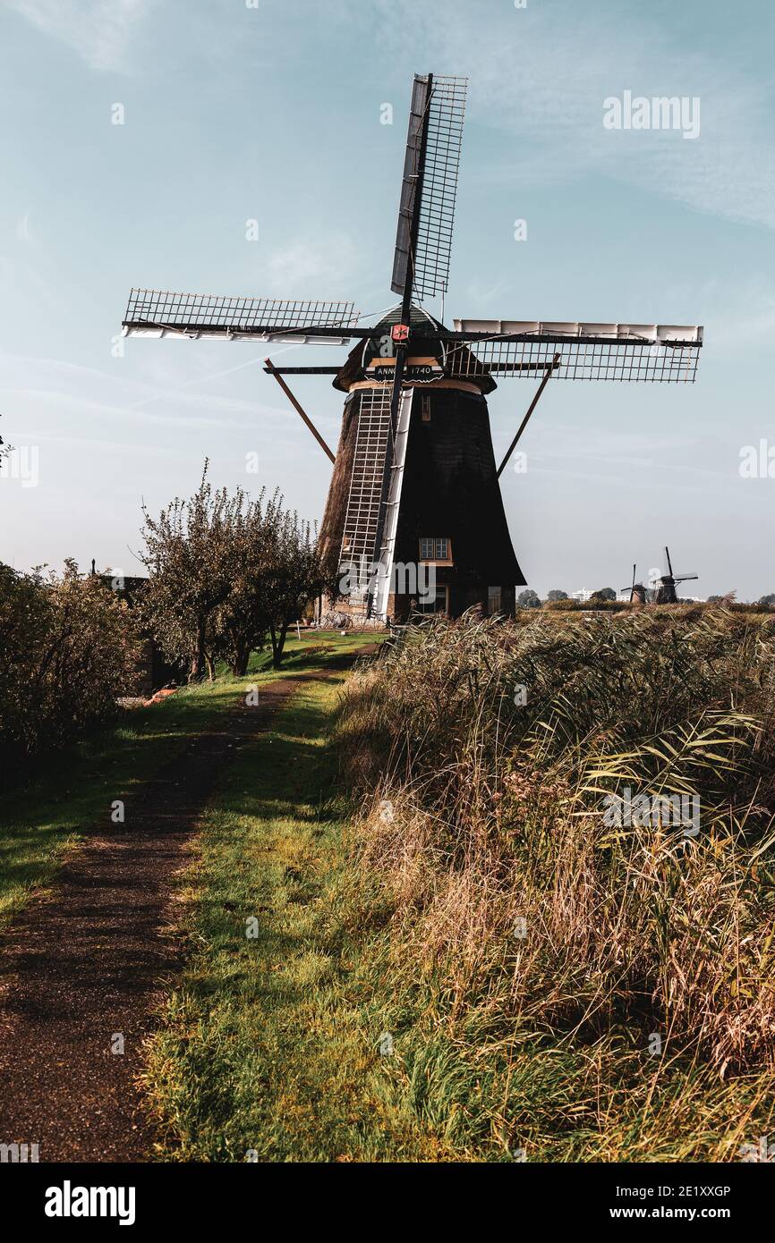 Historic windmill in the Netherlands Stock Photo - Alamy