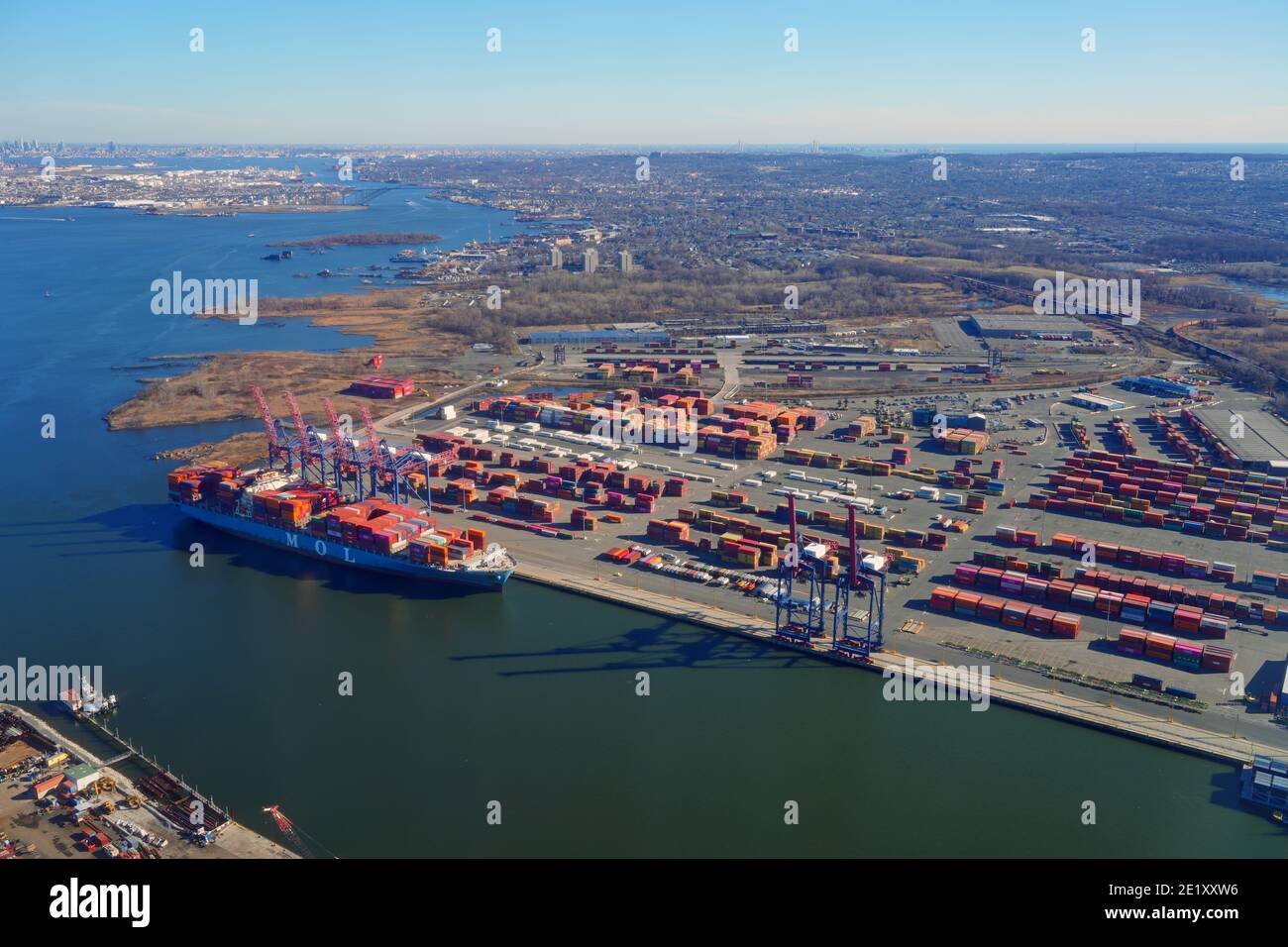 Aerial view of port elizabeth hi-res stock photography and images - Alamy