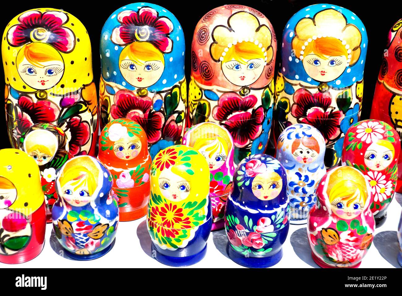 Russian Matrioshka Doll Matryoshka Figure Nesting Matrioska Babushka ...