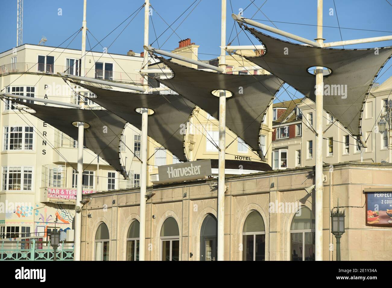 Brighton and Hove seafront on a sunny day Stock Photo - Alamy
