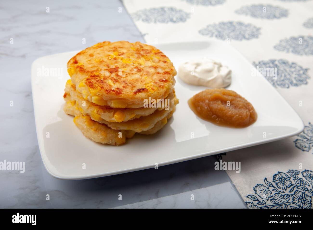 Homemade fritters hi-res stock photography and images - Alamy