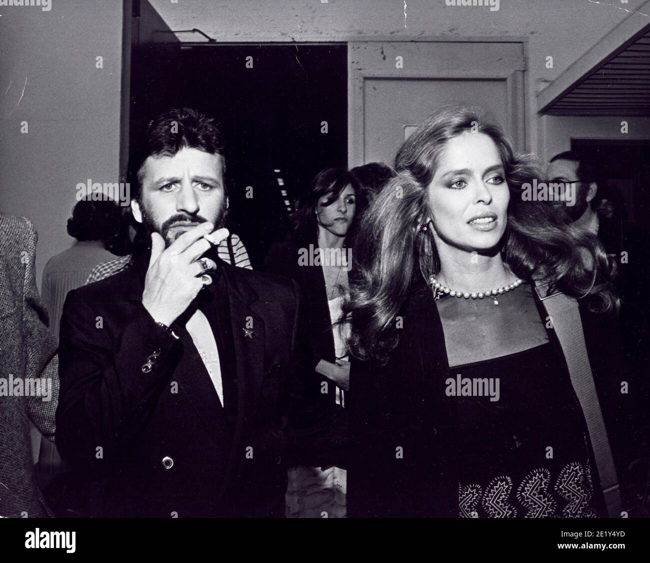 RINGO STARR with Barbara Bach Credit: Ralph Dominguez/MediaPunch Stock ...