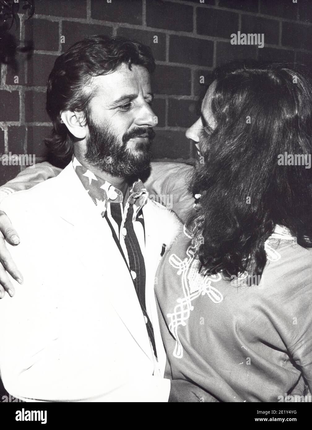 RINGO STARR with wife Credit: Ralph Dominguez/MediaPunch Stock Photo ...