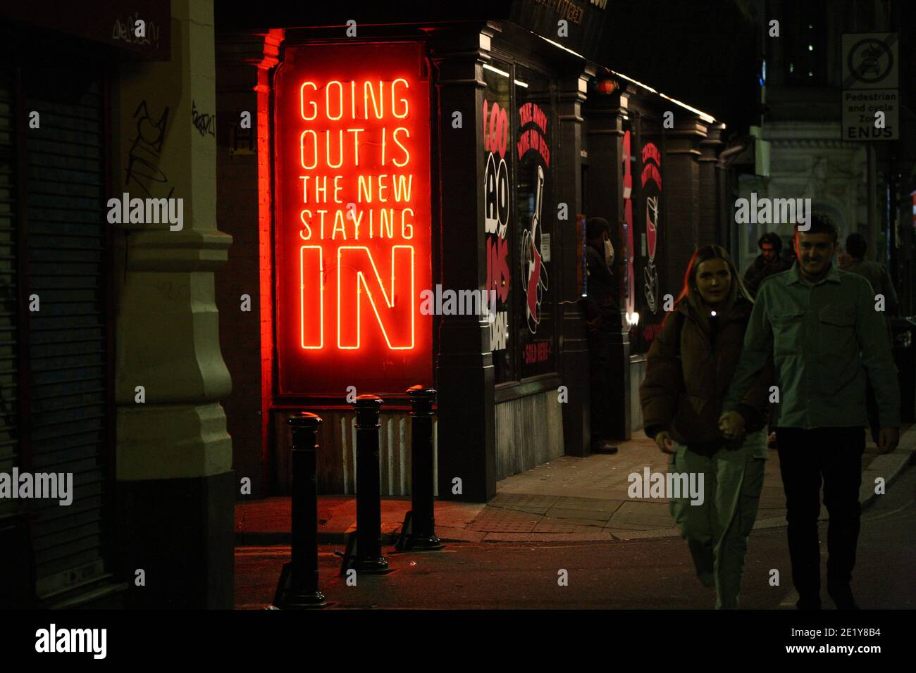 Northern quarter night manchester hi-res stock photography and images ...