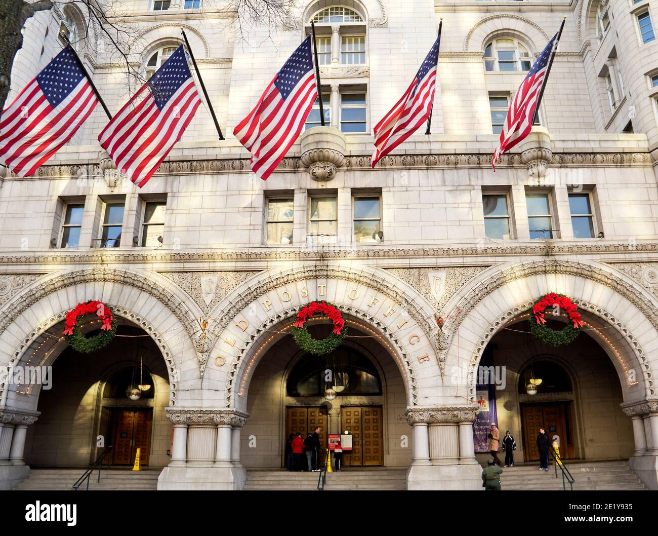 Old Post Office Building in Washington DC Stock Photo - Alamy