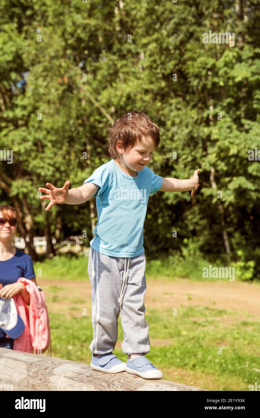 Balance Beam Playground High Resolution Stock Photography and Images ...