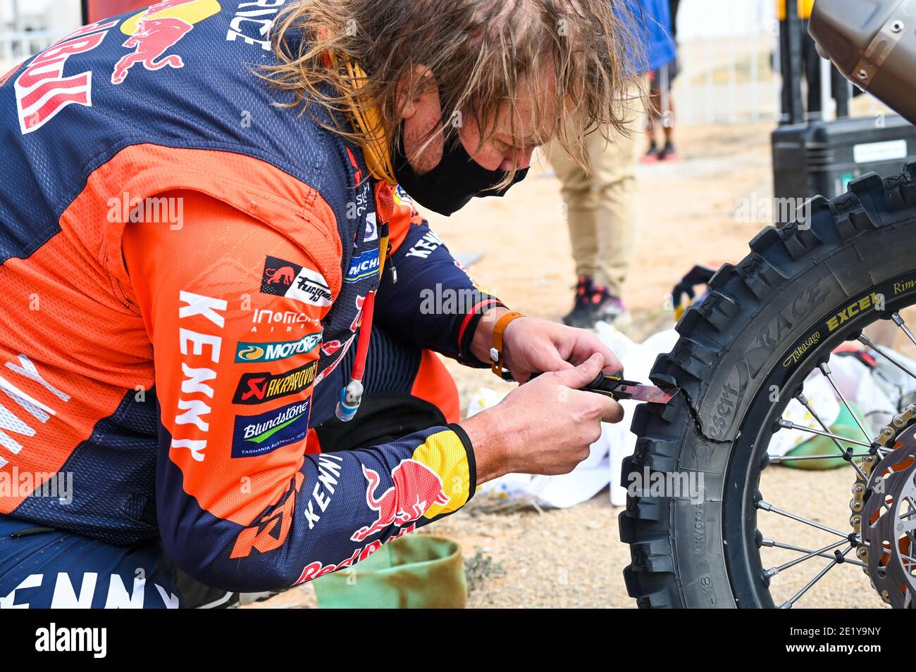 Price Toby (aus), KTM, Red Bull KTM Factory Team, Moto, Bike, portrait during the 7th stage of ...