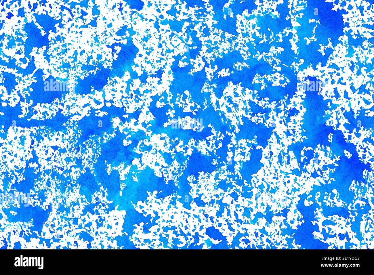 Blue azure turquoise abstract watercolor seamless background for ...