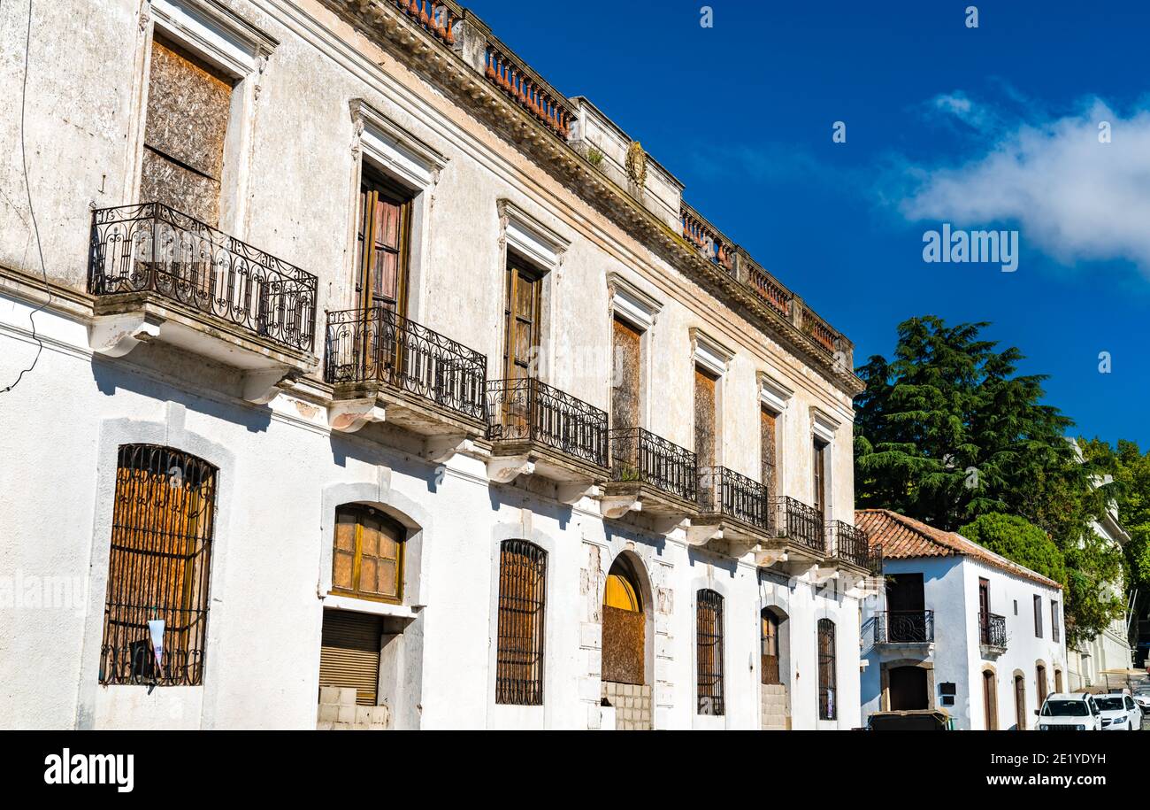 Traditional houses in Colonia del Sacramento in Uruguay Stock Photo - Alamy