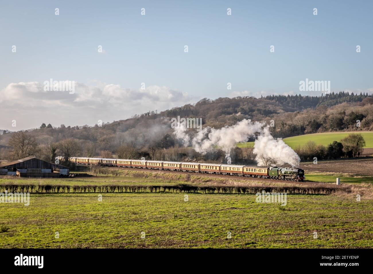 Clan line locomotive hi-res stock photography and images - Alamy