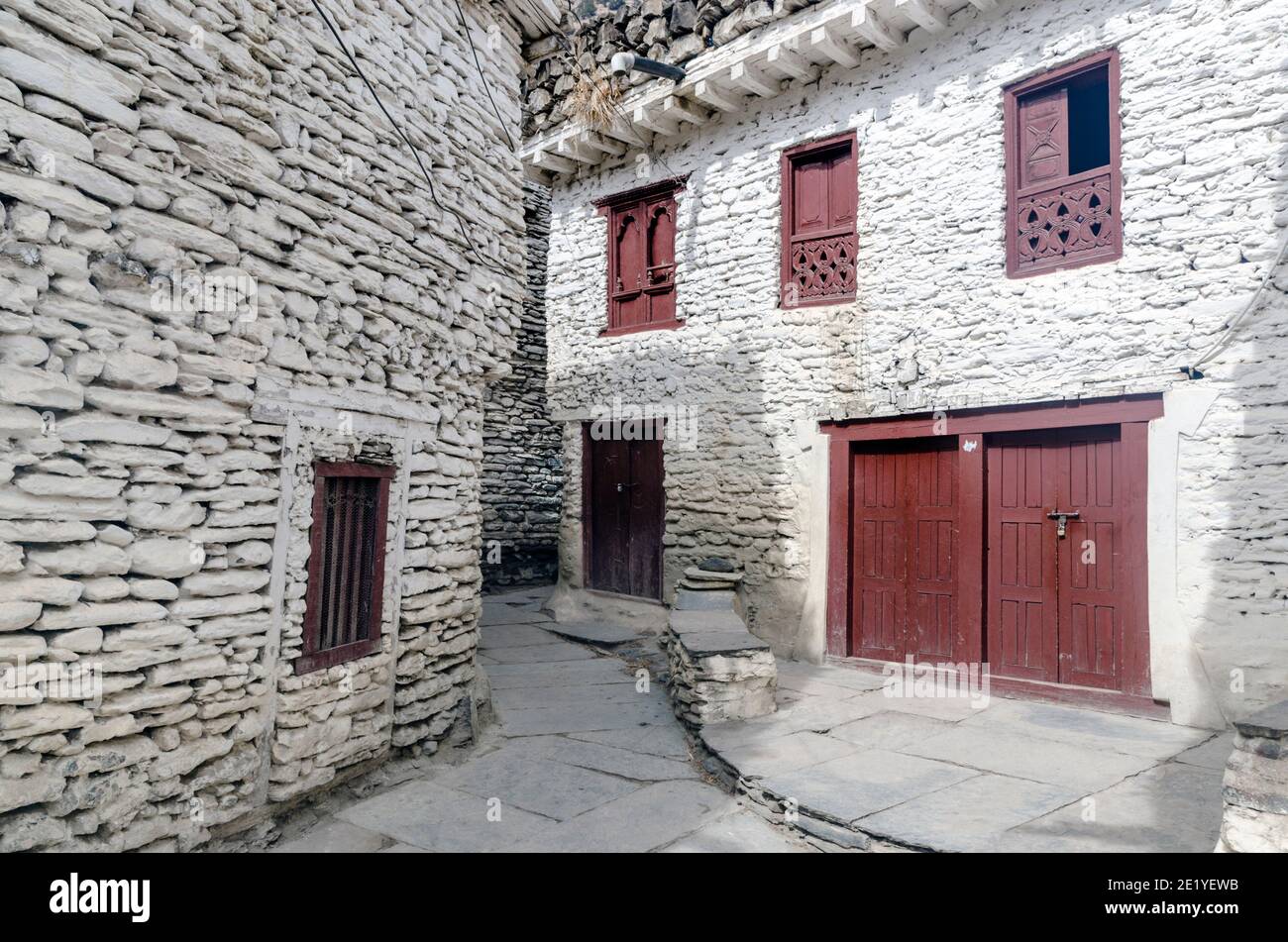 Nepali village house hi-res stock photography and images - Alamy