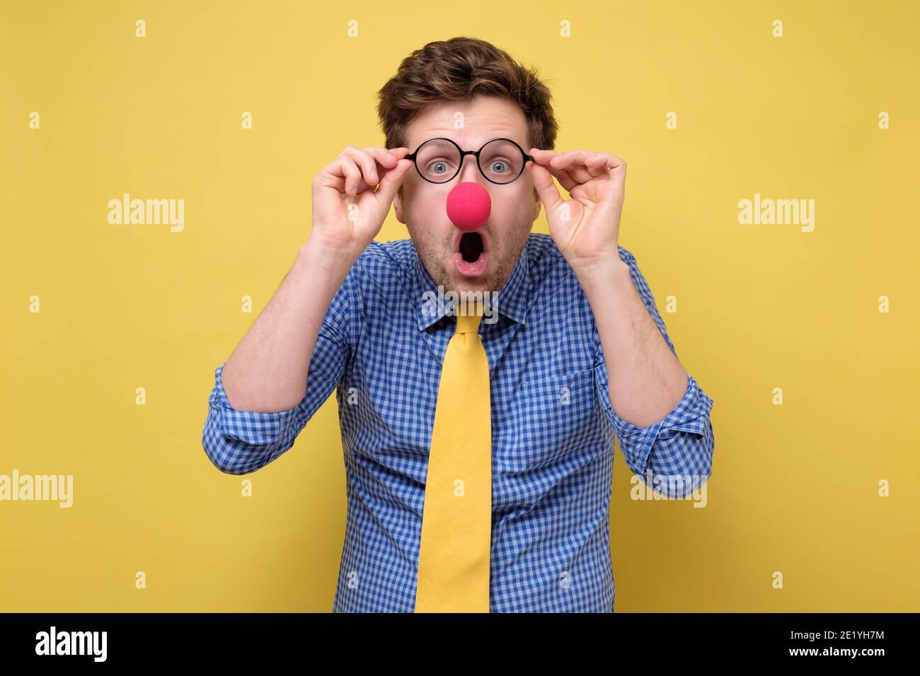 Surprised clown face hi-res stock photography and images - Alamy