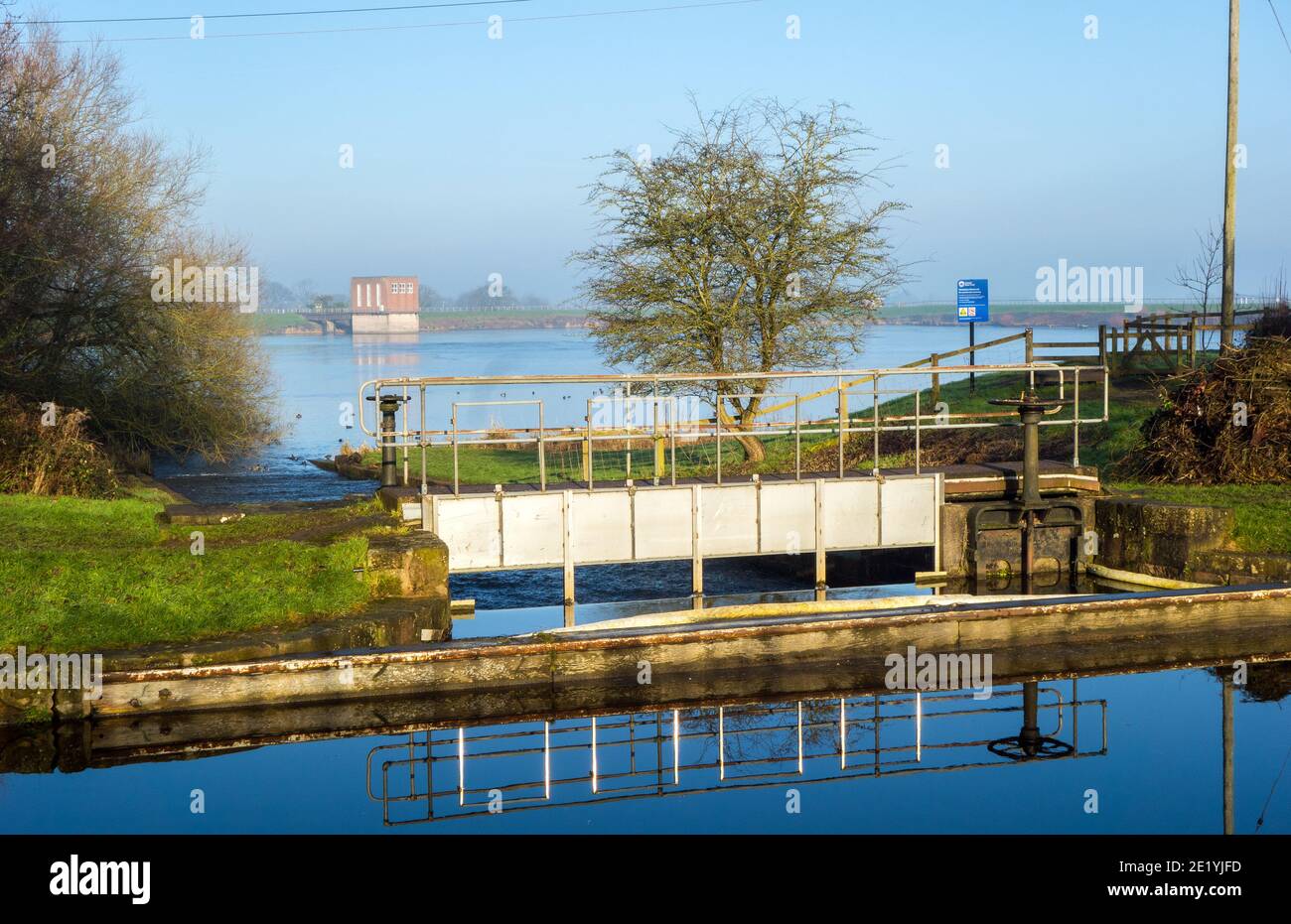 Hurleston Reservoir is supplied with water from the river Dee and the ...