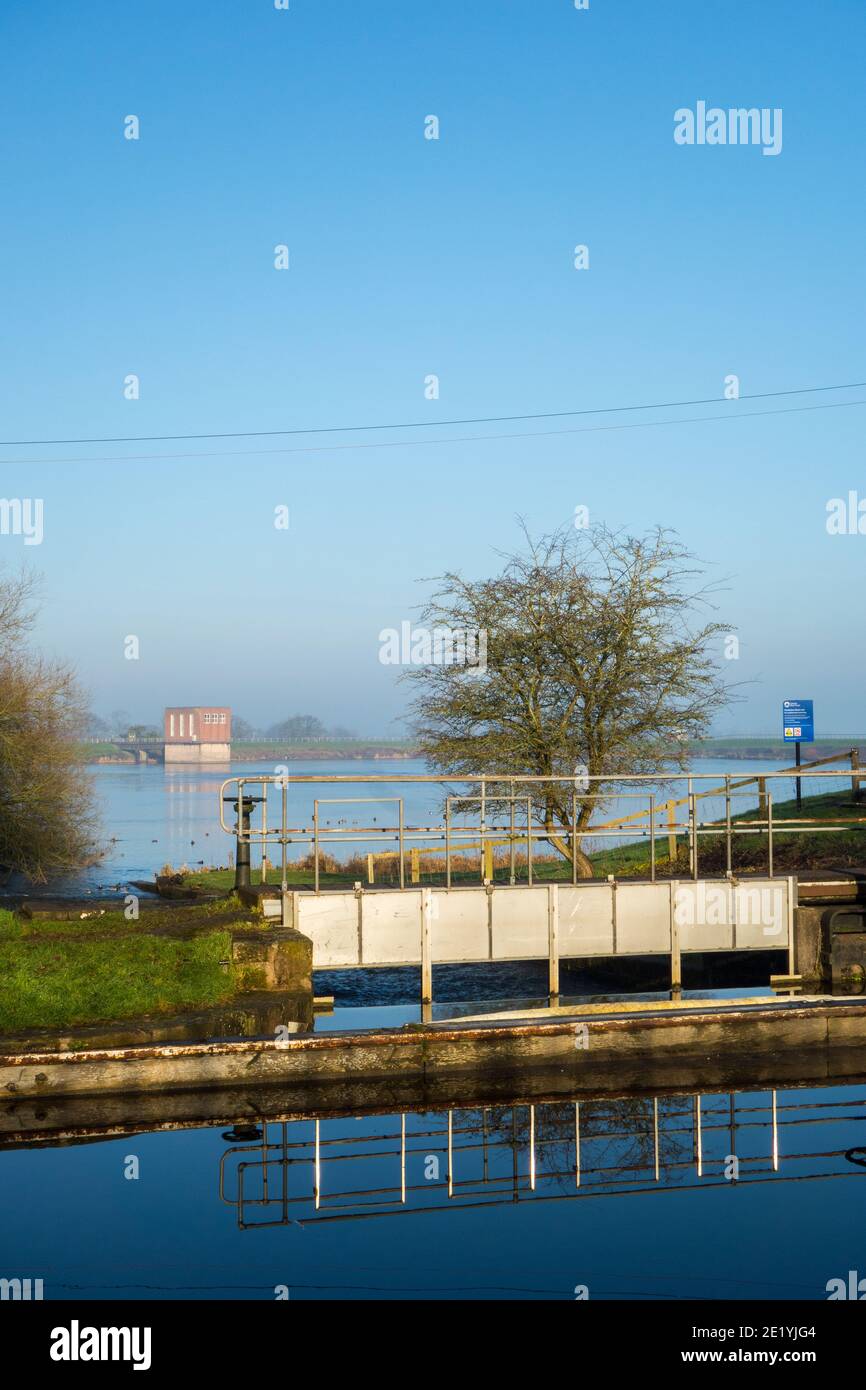 Hurleston Reservoir is supplied with water from the river Dee and the ...