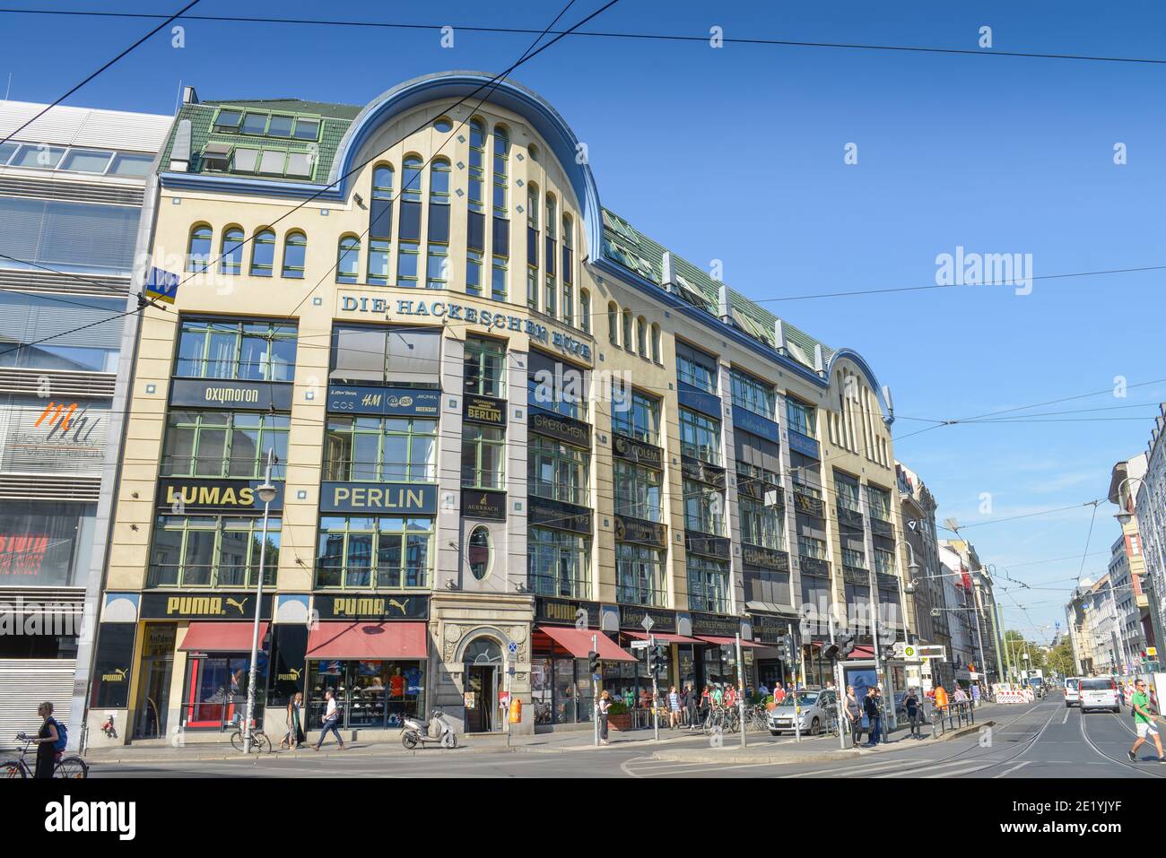 Hackesche Hoefe, Hackescher Markt, Mitte, Berlin, Deutschland Stock ...