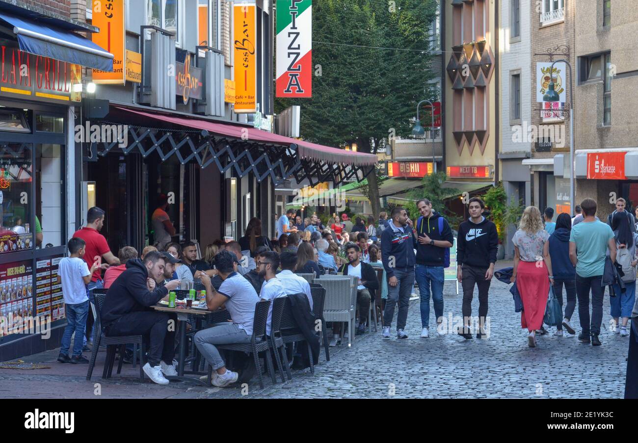 Restaurants, Pontstrasse, Aachen, Nordrhein-Westfalen, Deutschland ...