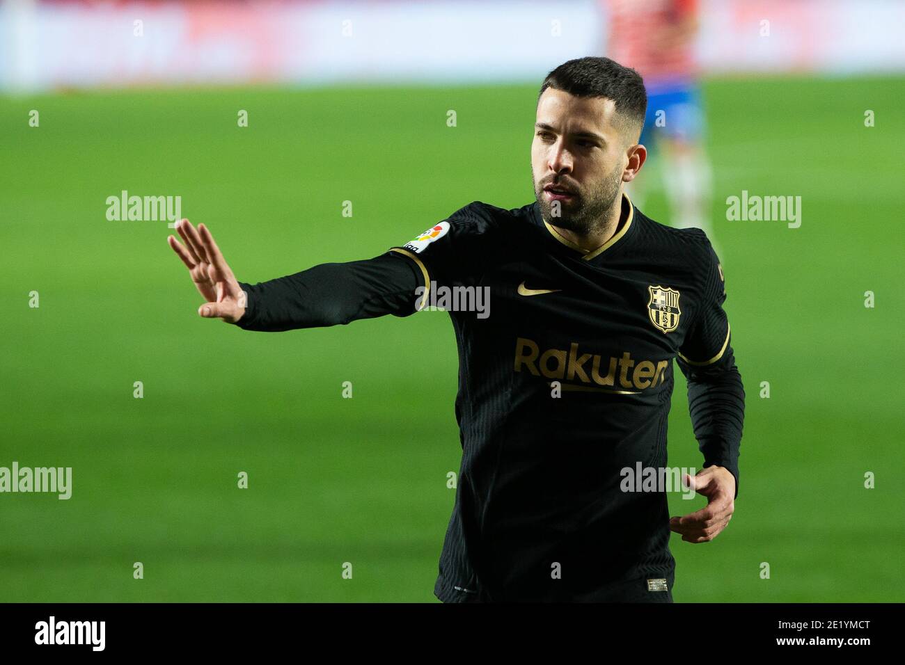 Jordi Alba of Barcelona during the Spanish championship La Liga ...