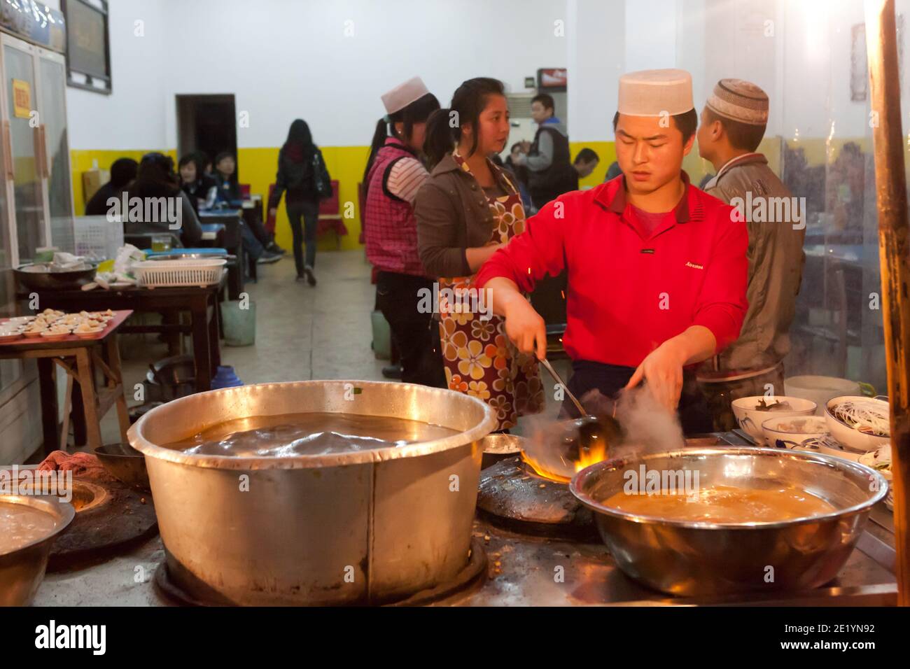 Muslim restaurant in xian china hi-res stock photography and images - Alamy