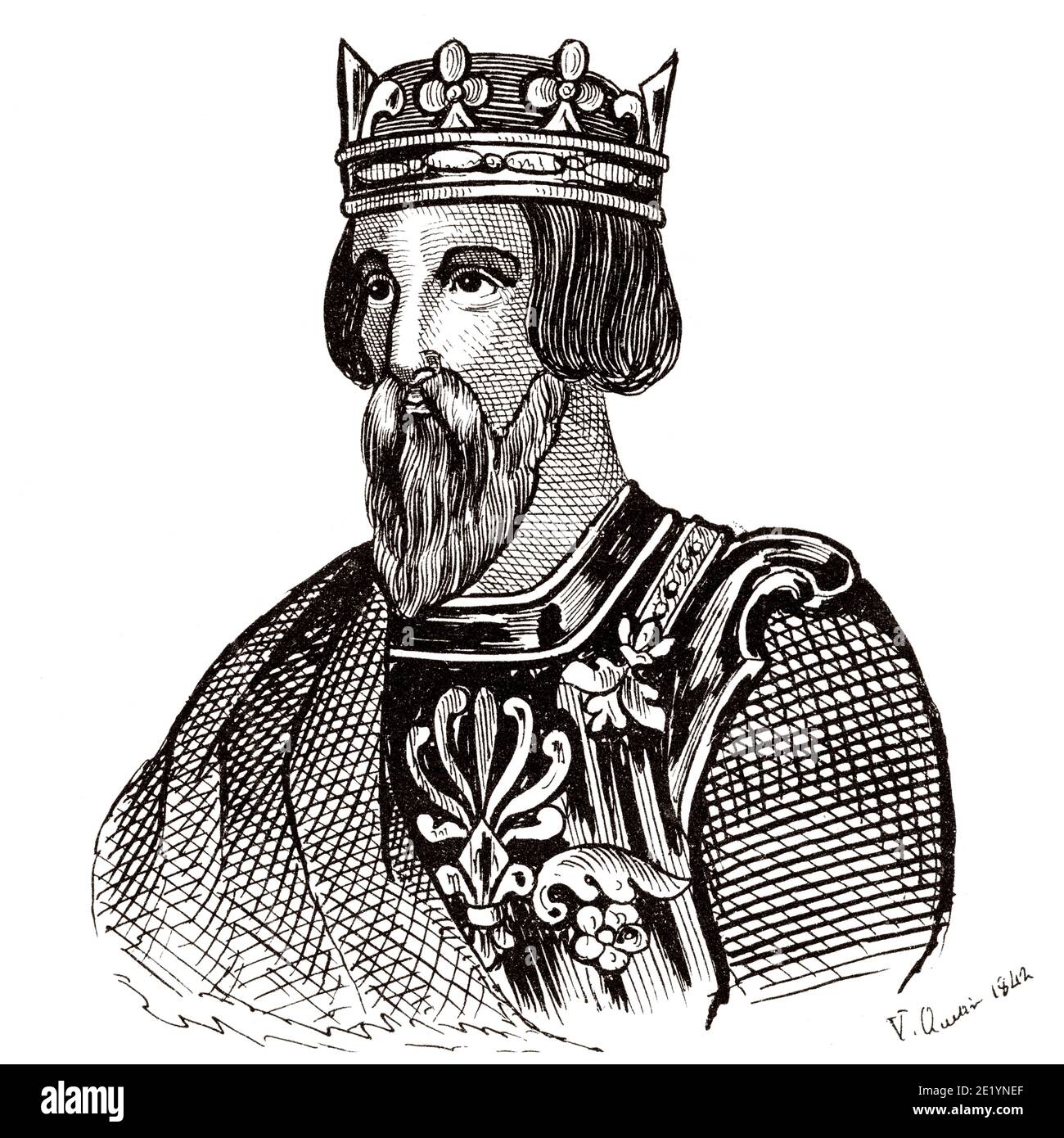 King of the capetian dynasty Cut Out Stock Images & Pictures - Alamy
