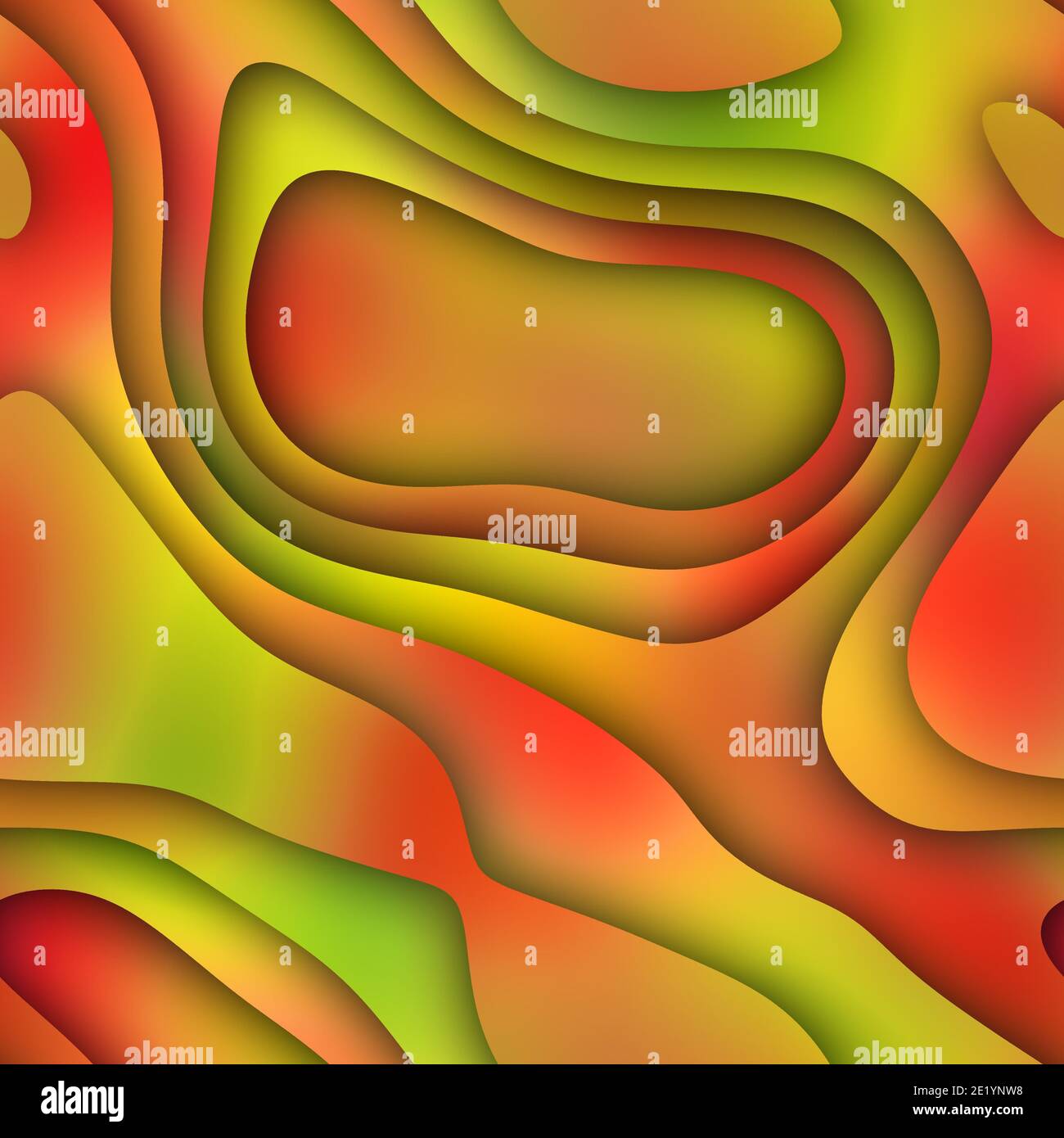 Seamless floating curved cut out paper vivid color Stock Photo - Alamy