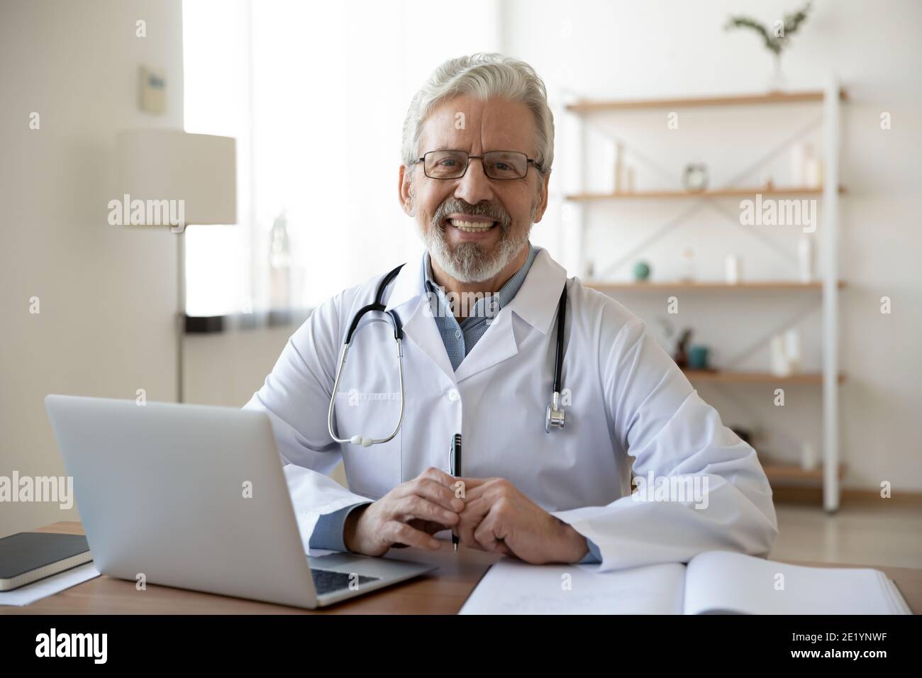 Medical office portrait middle aged male hi-res stock photography and ...