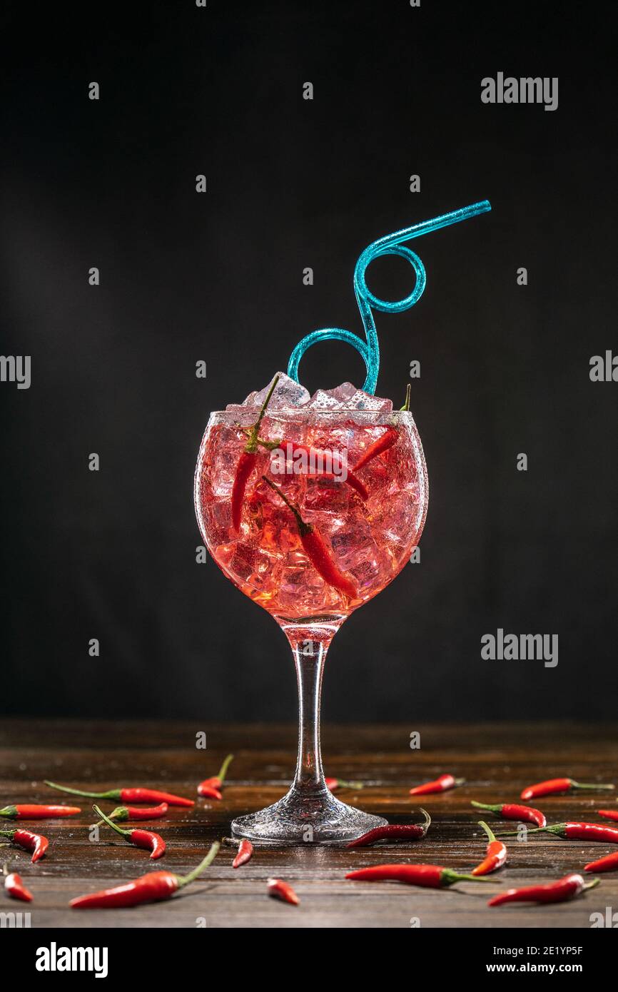 Red chilli peppers in ice hi-res stock photography and images - Alamy