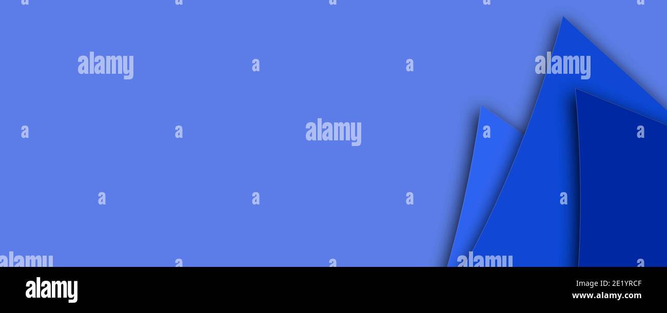 Blue geometric structure background. Abstract triangles design Stock ...