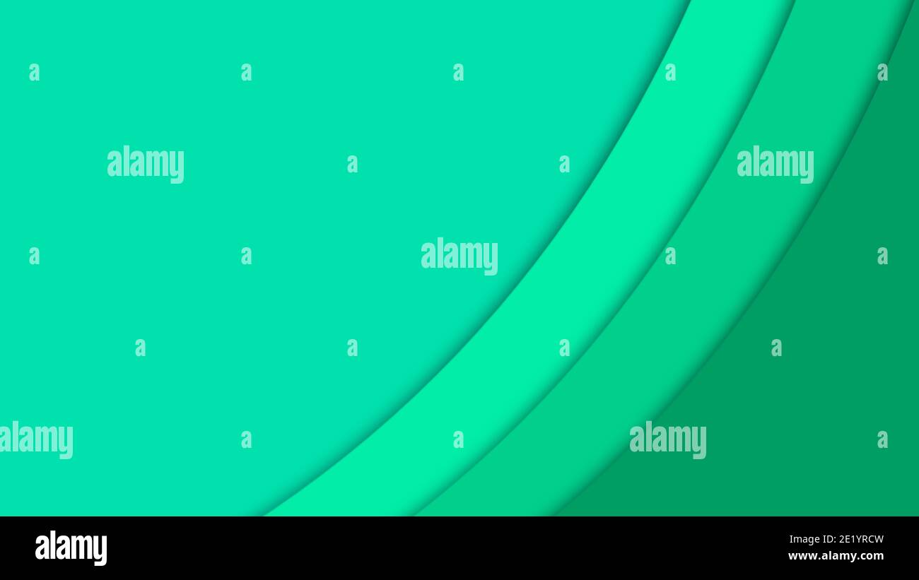 Beautiful elegant banner concept. Green layers wallpaper Stock Photo ...