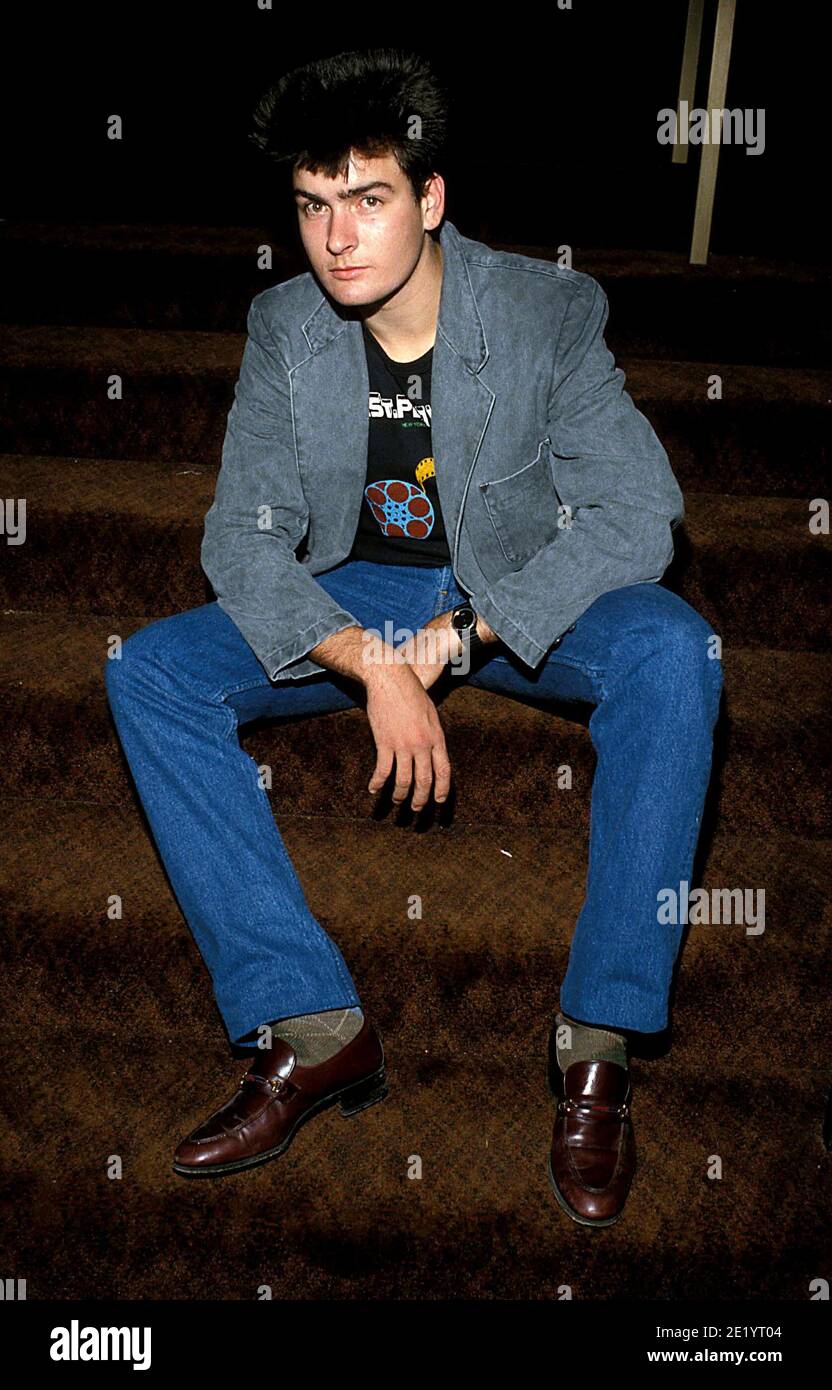Charlie sheen 1984 hi-res stock photography and images - Alamy