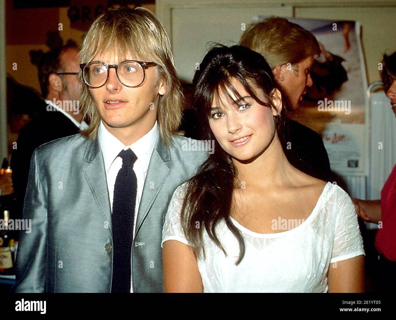 E4846B DEMI MOORE HUSBAND FREDDIE MOORE Credit: Ralph Dominguez ...
